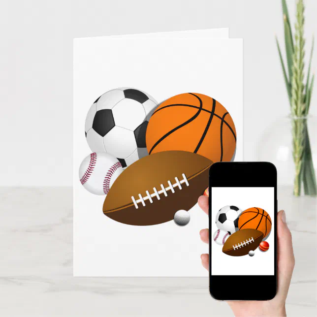 Sports-themed Fathers' Day Card | Zazzle