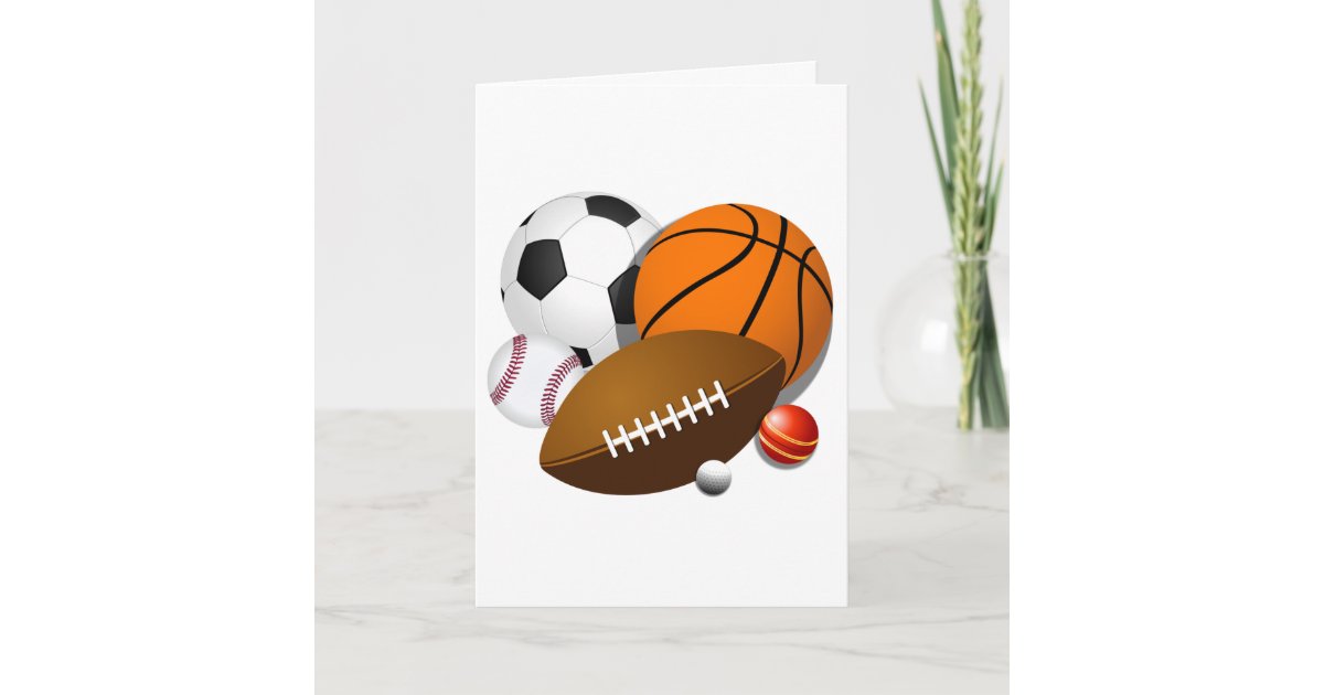 Sports-themed Fathers' Day Card | Zazzle