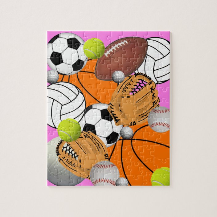 Sports Themed Jigsaw Puzzle | Zazzle.com