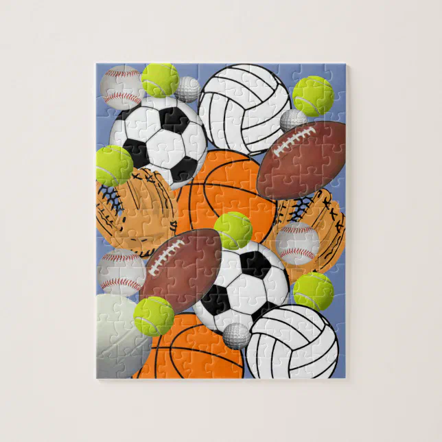 Sports Themed Jigsaw Puzzle | Zazzle
