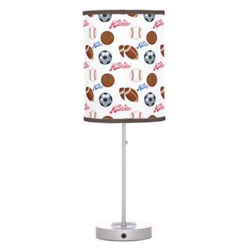 Sports Themed Table Lamp | Zazzle