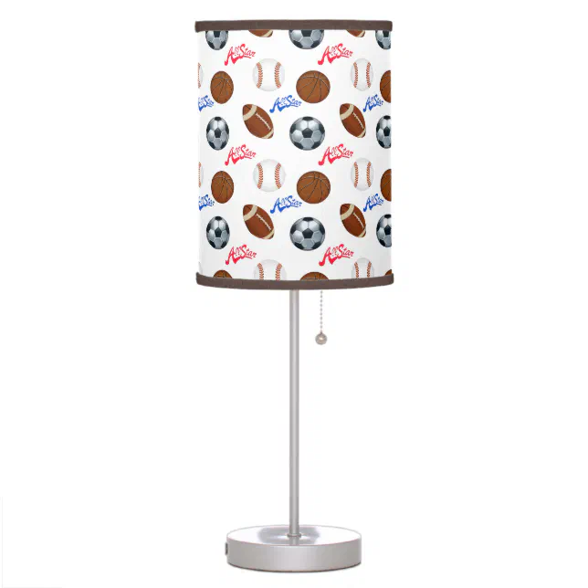 Sports Themed Table Lamp | Zazzle