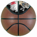 Sporty Custom Player Name & Number 3 Photo Collage Basketball | Zazzle