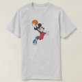 Sporty Mickey | Dunking Basketball T-Shirt | Zazzle