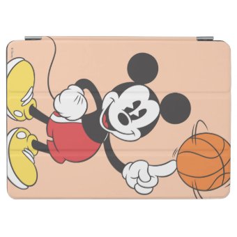 Sporty Mickey | Spinning Basketball iPad Air Cover | Zazzle