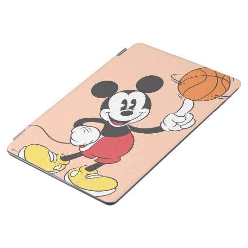 Sporty Mickey | Spinning Basketball iPad Air Cover | Zazzle