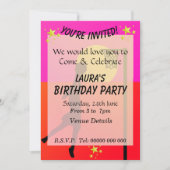 Sporty Netball Themed Party Invitation | Zazzle