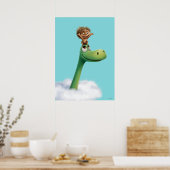 Spot And Arlo Head In Clouds Poster | Zazzle