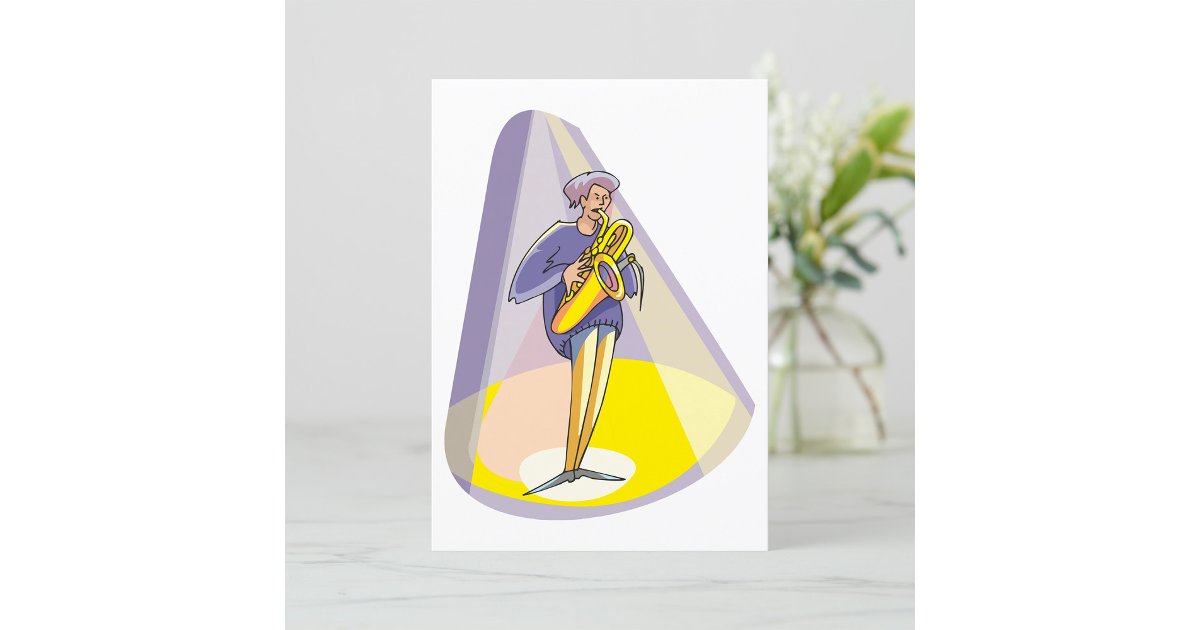 Spotlight On A Musician Invitation | Zazzle