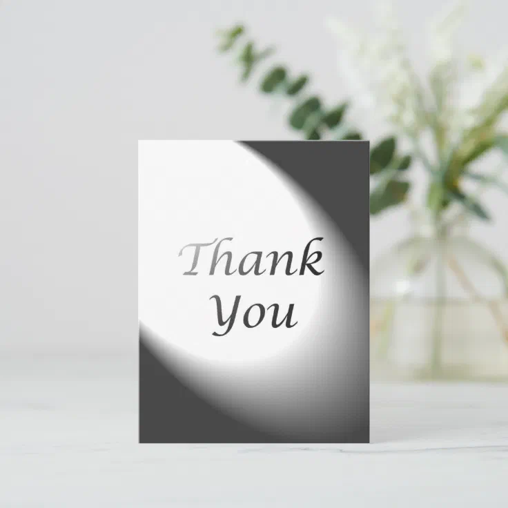 Spotlight Thank You Appreciation Business Postcard | Zazzle