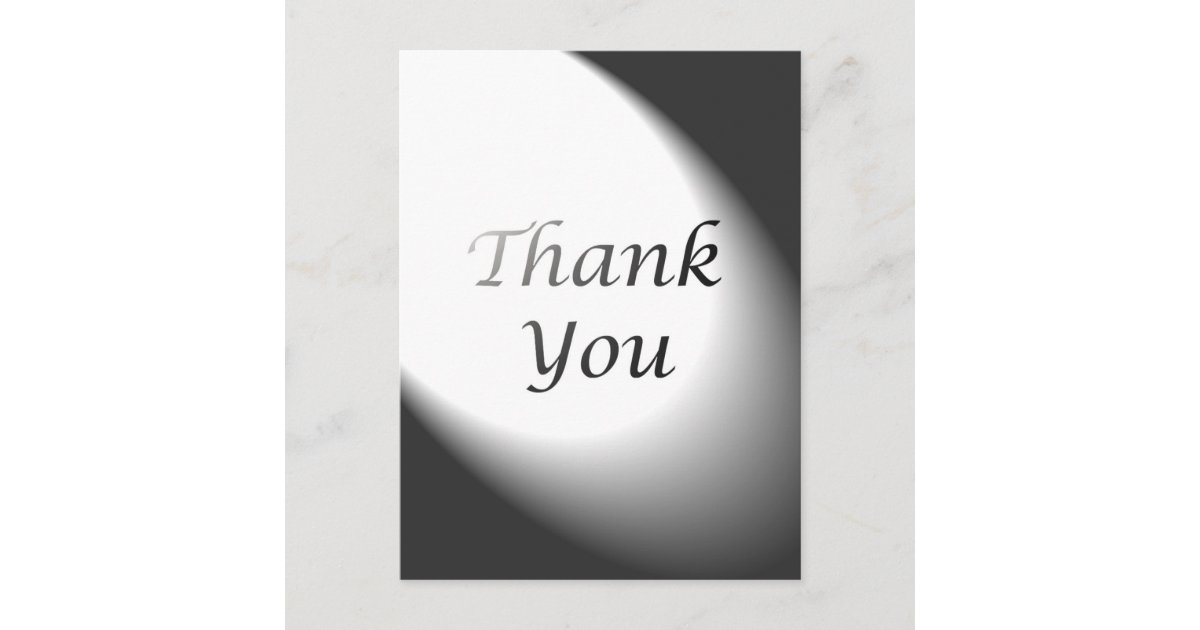 Spotlight Thank You Appreciation Business Postcard | Zazzle.com