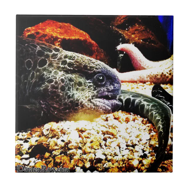 Spotted Eel Tile | Zazzle