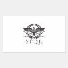 SPQR CLASSIC ROUND STICKER | Zazzle.com