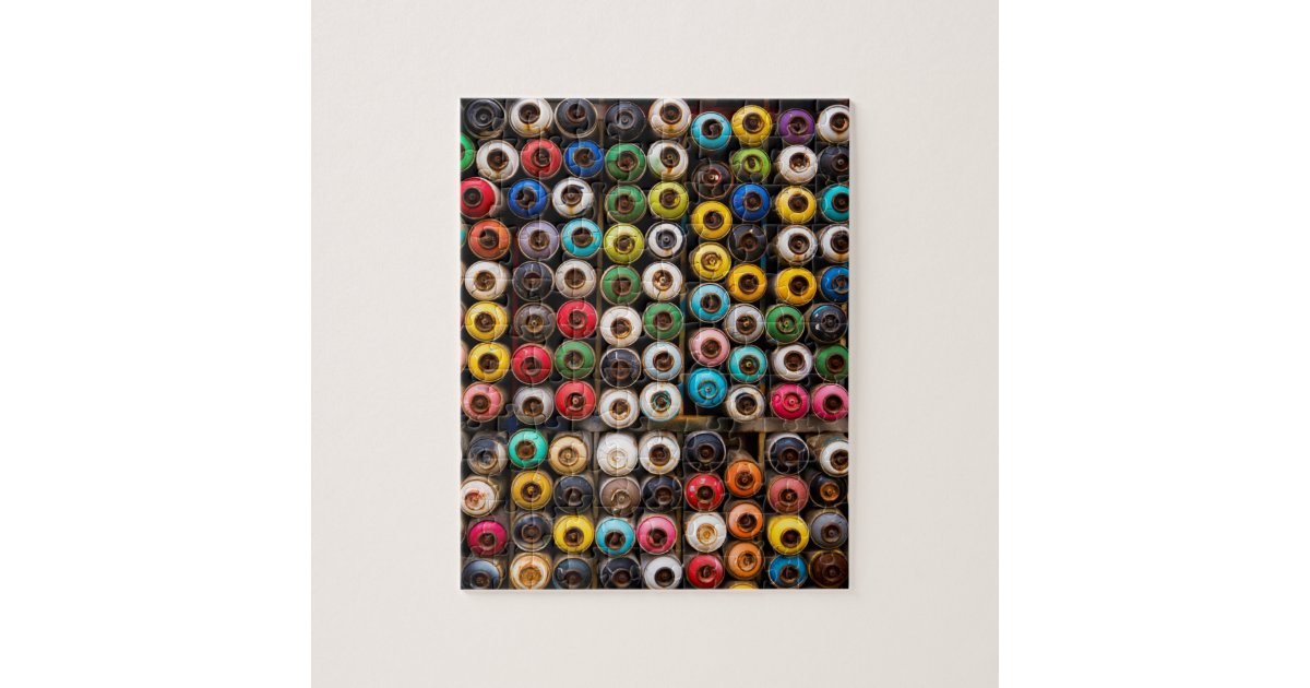 Spray Paint Cans Jigsaw Puzzle | Zazzle