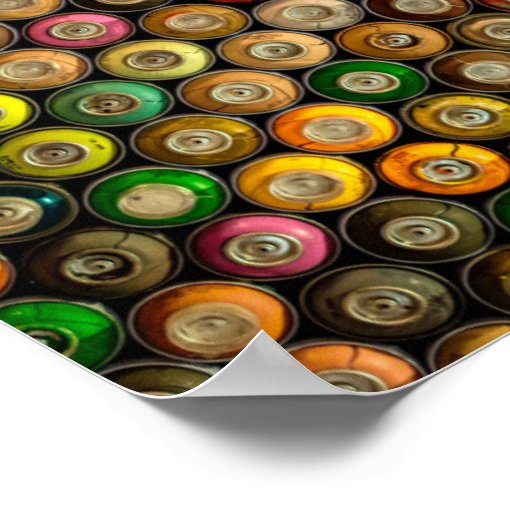 Spray Paint Cans Poster | Zazzle