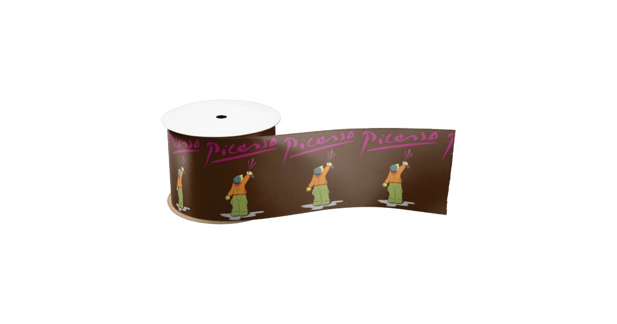 Spray Paint Satin Ribbon | Zazzle