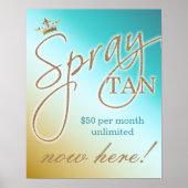 Spray Tan Tanning SALE Poster | Zazzle