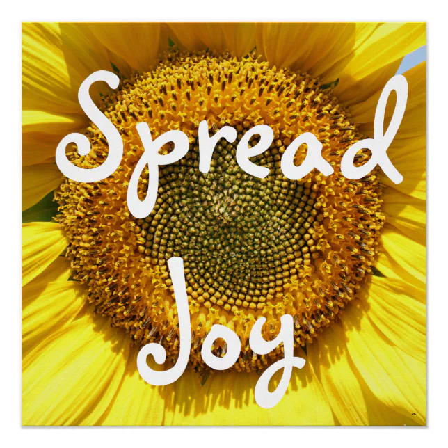 Spread Joy Poster | Zazzle