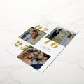 Spread Joy REAL FOIL Save The Date Card | Zazzle
