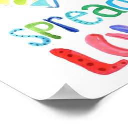 Spread Love Poster | Zazzle