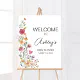 Spring Baby in Bloom Baby Shower Welcome Poster | Zazzle