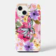 Spring Bloom Butterfly Design iPhone Case | Zazzle