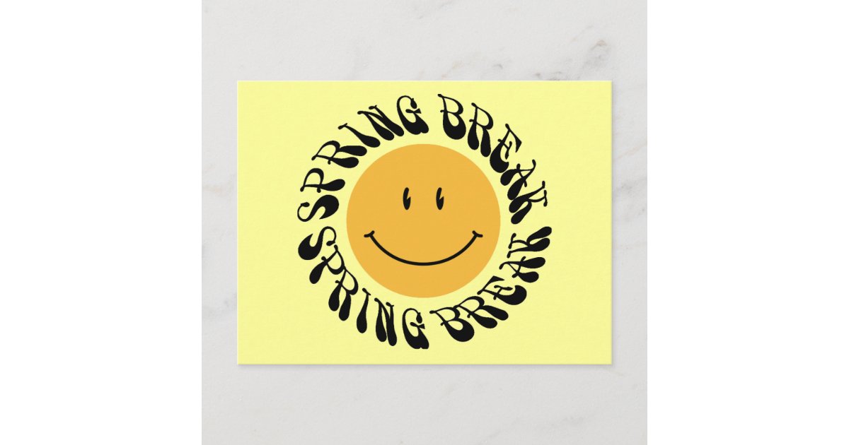 Spring Break Postcard | Zazzle
