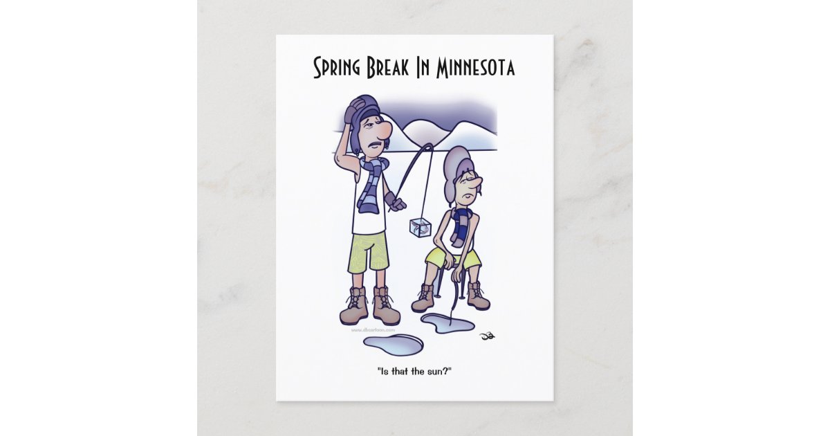Spring Break Postcard | Zazzle