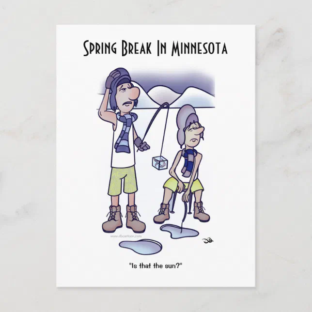 Spring Break Postcard | Zazzle