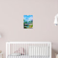Spring by the Pond of Flowers Poster | Zazzle