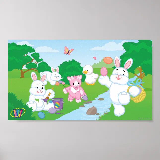 Spring Celebration Egg Hunt Poster | Zazzle