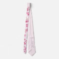 Spring Cherry Blossom Elegant Wedding Neck Tie | Zazzle