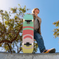 Spring color palette skateboard | Zazzle