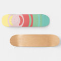 Spring color palette skateboard | Zazzle