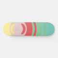 Spring color palette skateboard | Zazzle