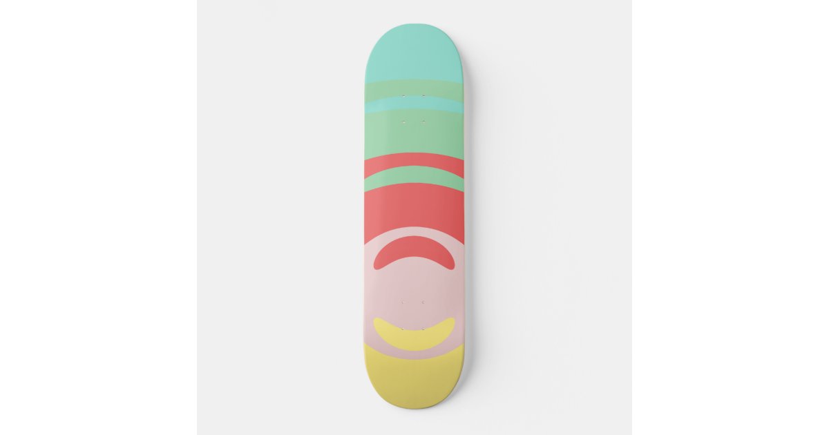 Spring color palette skateboard | Zazzle