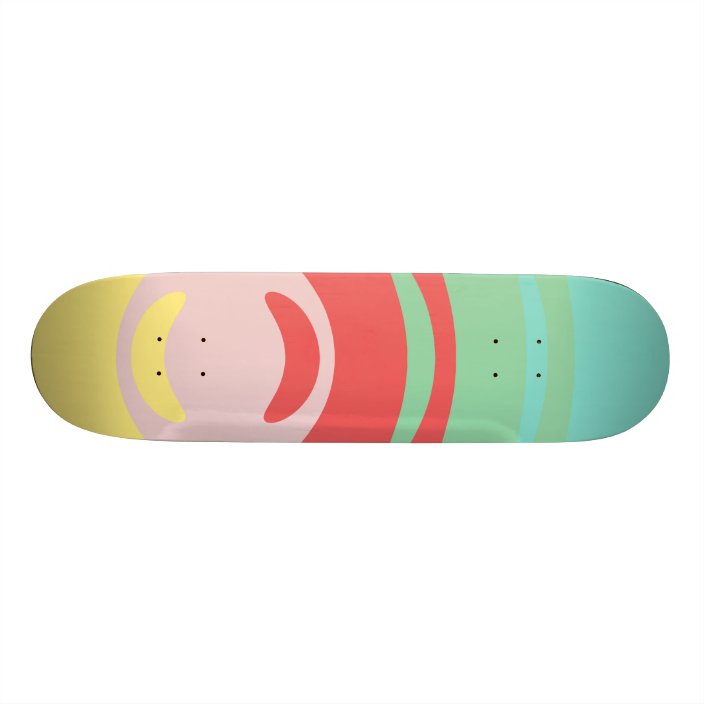 Spring color palette skateboard | Zazzle.com