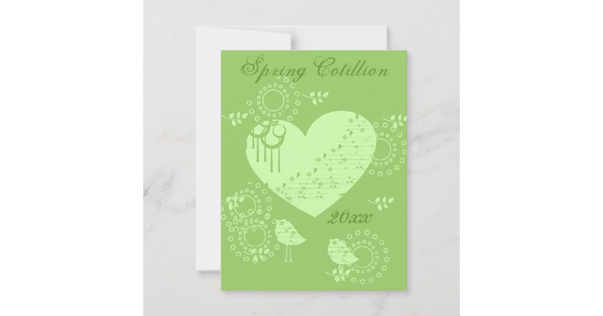 Spring Cotillion Invitations | Zazzle
