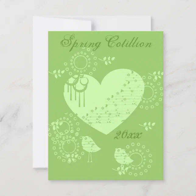 Spring Cotillion Invitations | Zazzle