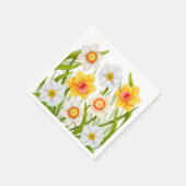Spring Daffodil Flowers Napkins | Zazzle
