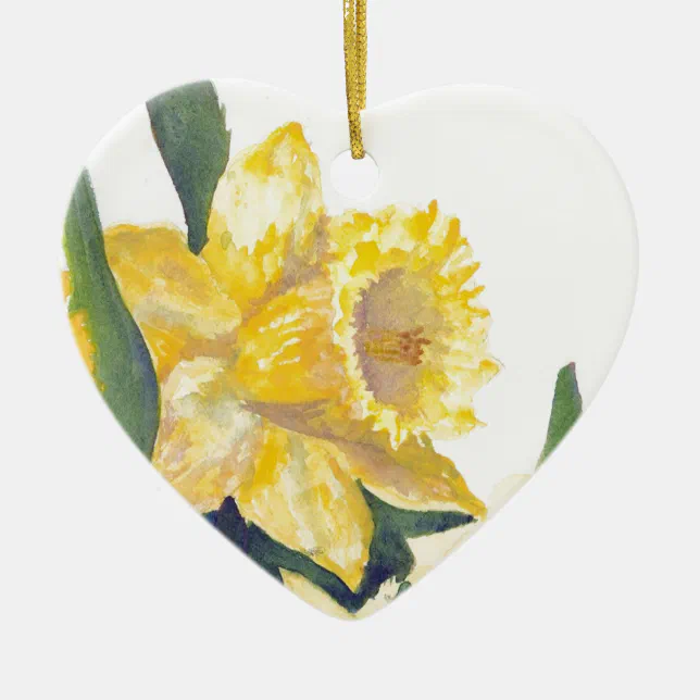 Spring Daffodils Ceramic Ornament | Zazzle