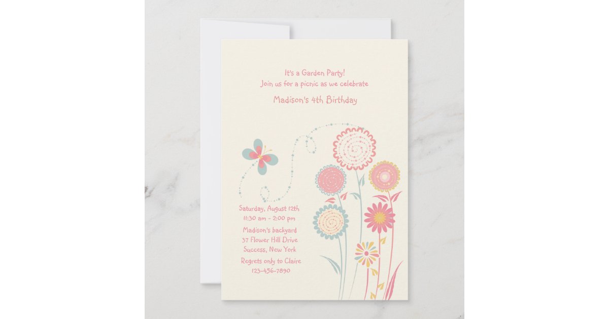 Spring Day Invitation | Zazzle