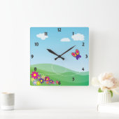 Spring Day Wall Clock | Zazzle