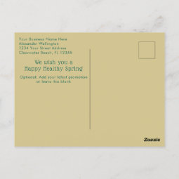 Spring Daylight Saving Time Change Reminder Postcard | Zazzle