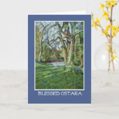 Spring Equinox Card - Riverbank in Early Spring | Zazzle