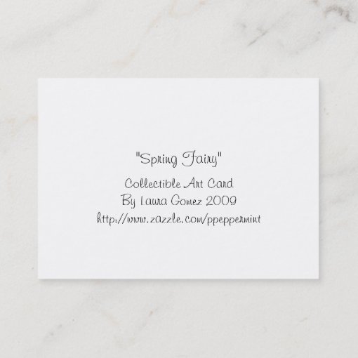 Spring Fairy Business Card | Zazzle
