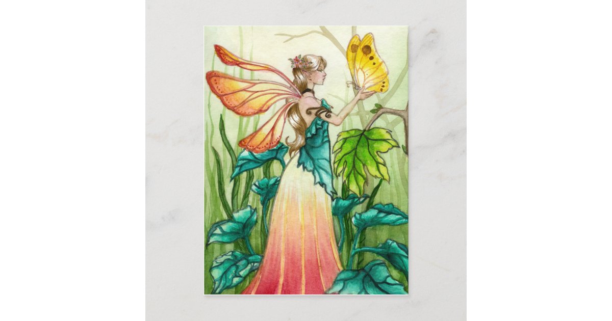 Spring Fairy Postcard | Zazzle