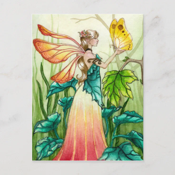 Spring Fairy Postcard | Zazzle