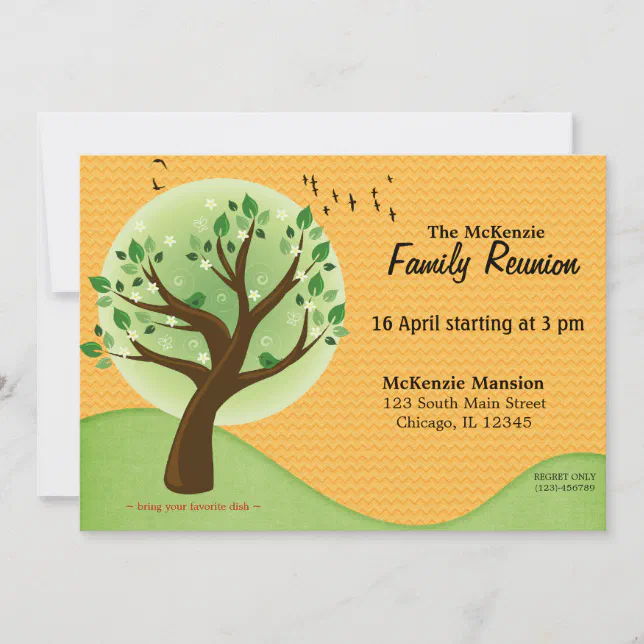 Spring Family Reunion Invitation | Zazzle