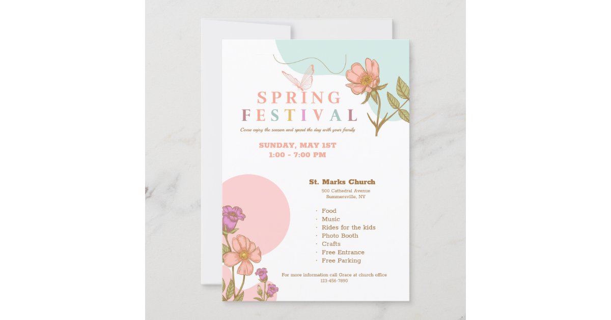 Spring Festival Invitation | Zazzle